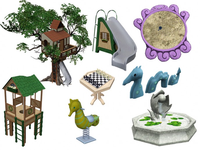 The Sims 3 Town Life Stuff Assets
