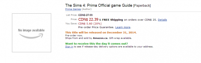 The Sims 4 - Official Prima Guide Listing