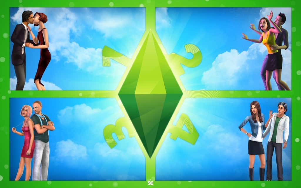 The Sims Franchise Wallpaper