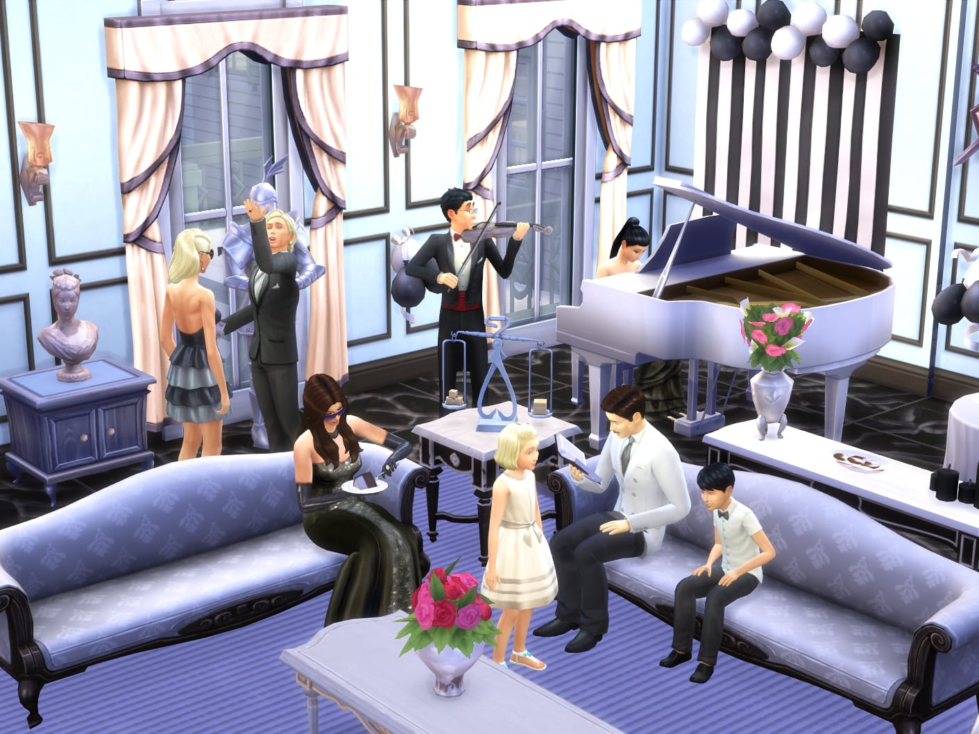 The Sims 4 5 Party Screens 