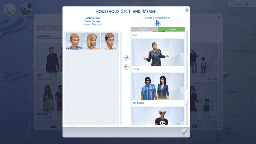 The Sims 4 Tutorial: Splitting And Merging Households