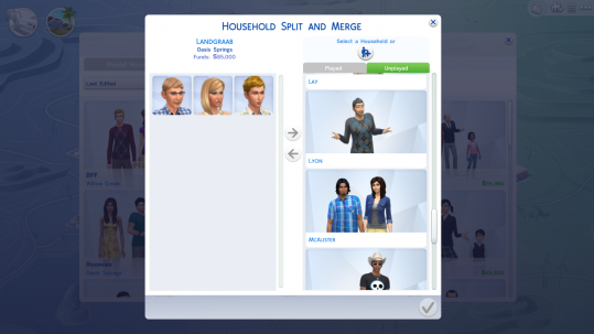 The Sims 4 Tutorial: Splitting And Merging Households