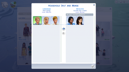 The Sims 4 Tutorial: Splitting And Merging Households