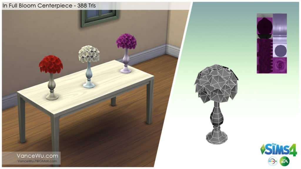 The Sims 4: Object Models by Vance Wu
