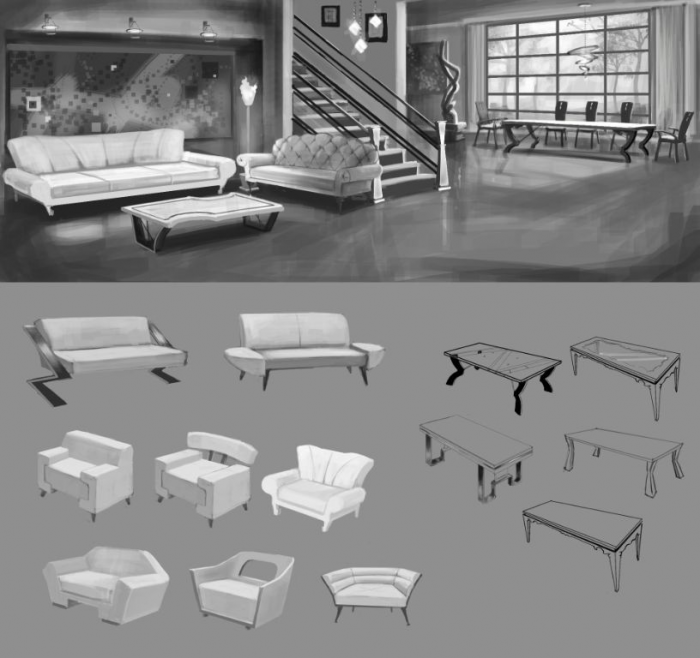 The Sims 3 Concept Art by Frances Ngai