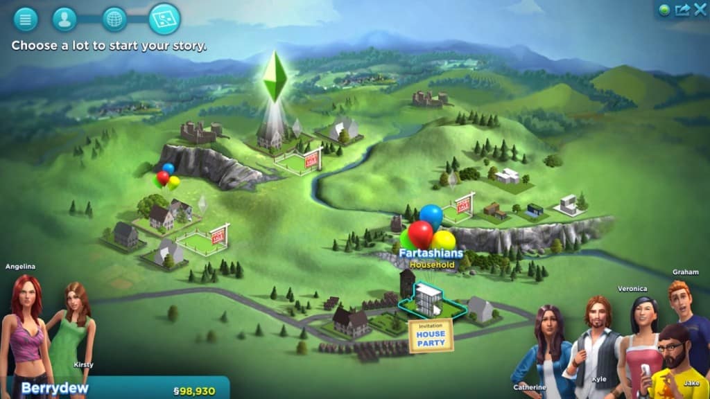 The Sims 4: Early UI & 3D Concepts and Prototypes by Chi Chan