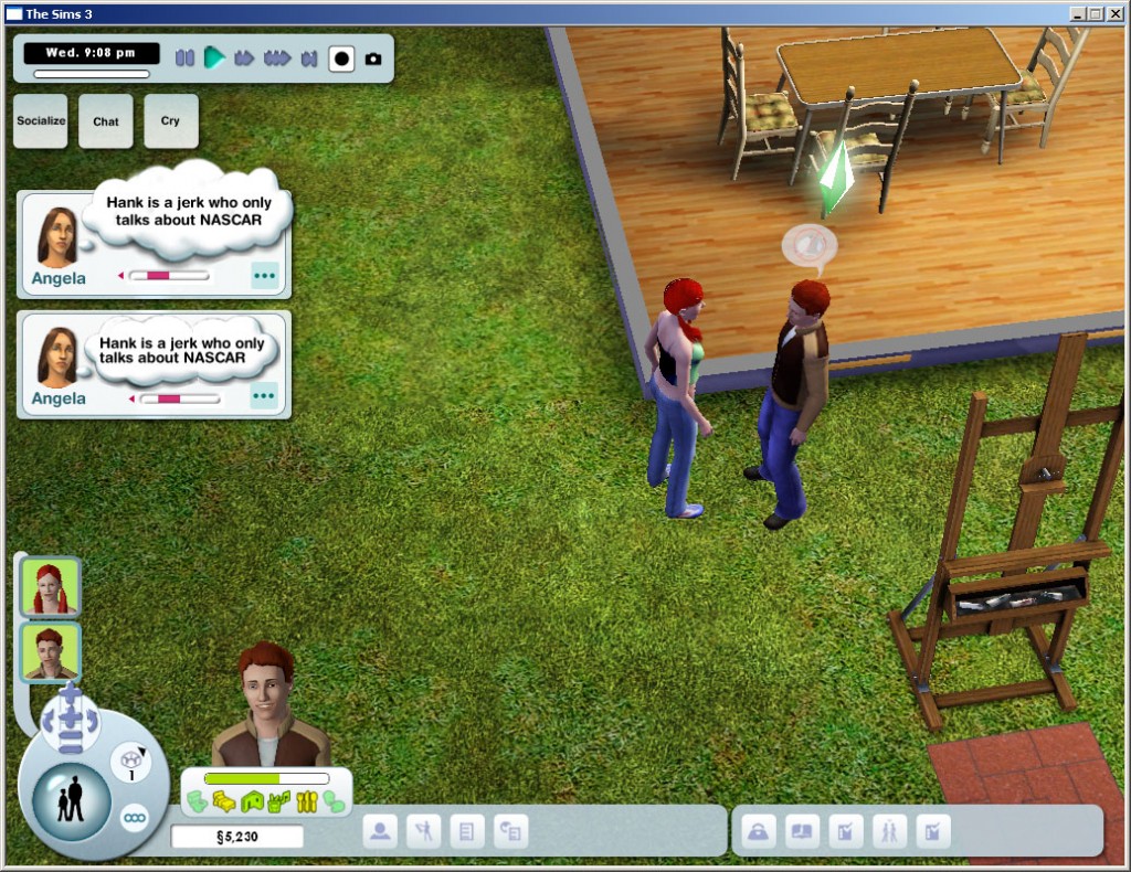 The Sims 3: Early User Interface Designs
