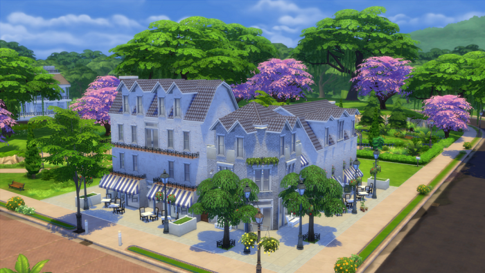 The Sims 4 Get to Work: Retail Lots from The Community