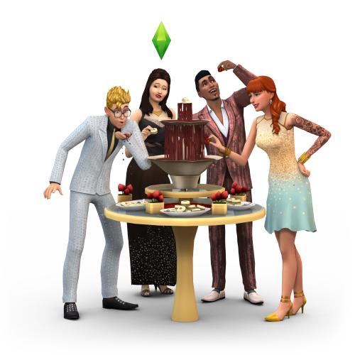 The Sims 4 Luxury Party Assets