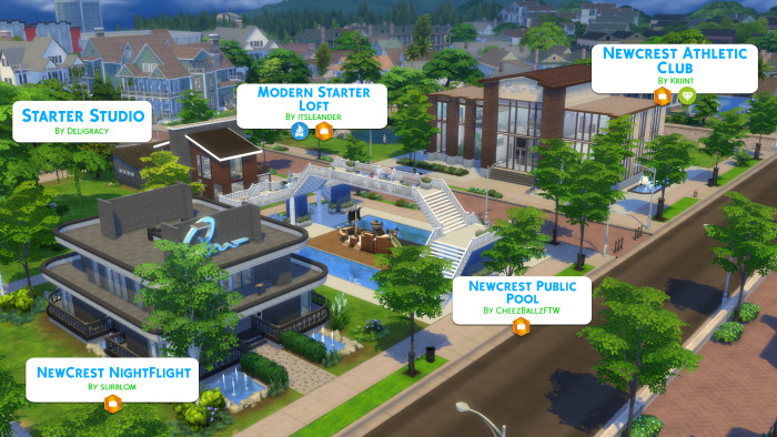 The Sims 4: How I ''built'' Newcrest