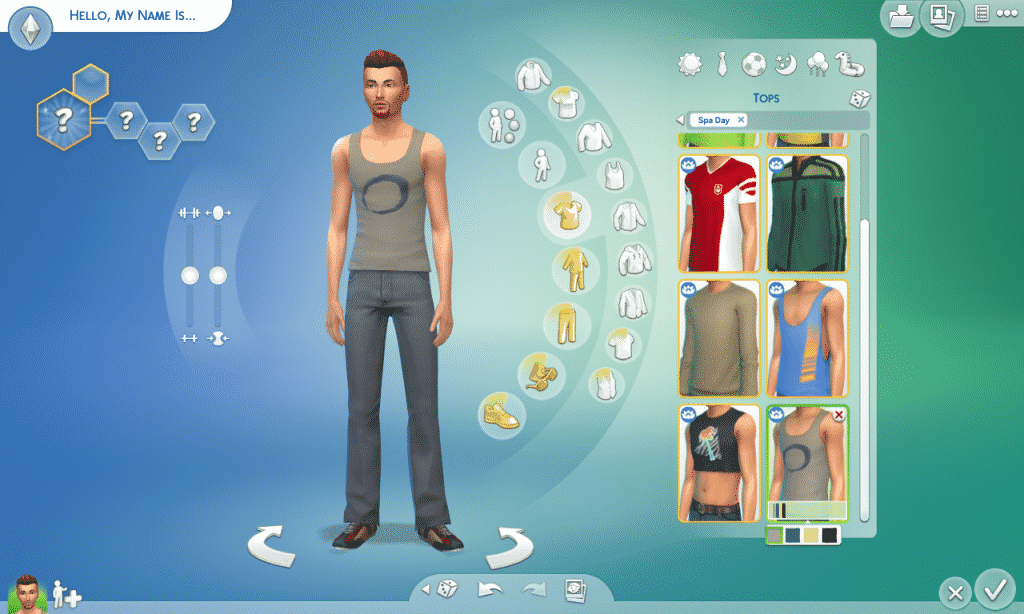 The Sims 4 Spa Day: CAS Overview