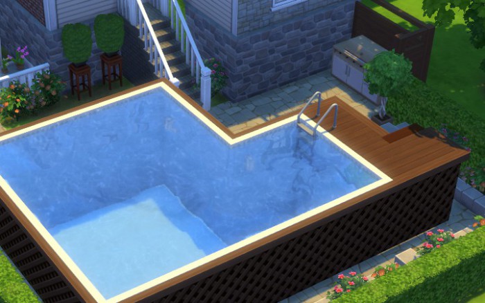 The Sims 4 Cool Pools, Part 2 : Above-The-Ground