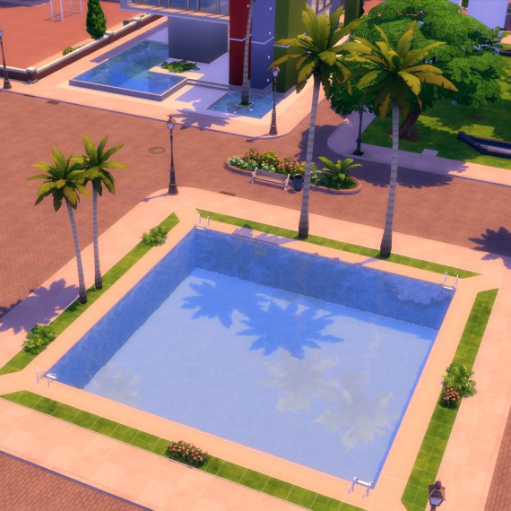 The Sims 4 Cool Pools, Part 1 : The Pond-Pool