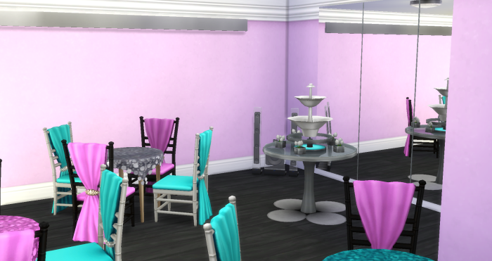 The Sims 4 Room Design - Colorful Ballroom