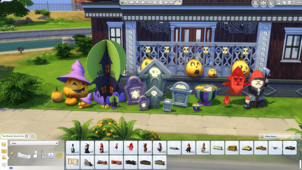 The Sims 4: Spooky Stuff Decorating Tips