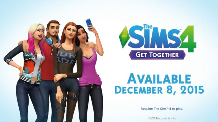 The Sims 4 Get Together: Video Advertisement