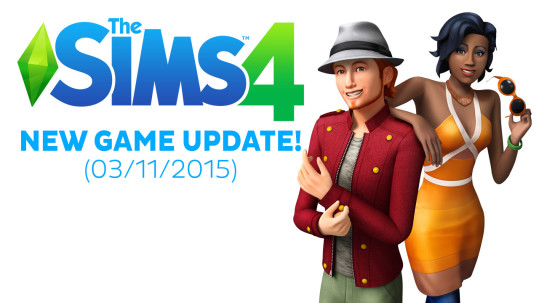 The Sims 4: New Game Update! (November 3rd, 2015)