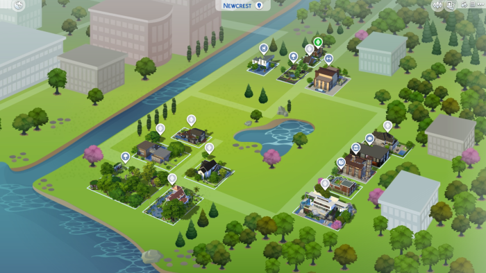 The Sims 4: World Map Visual Improvements!