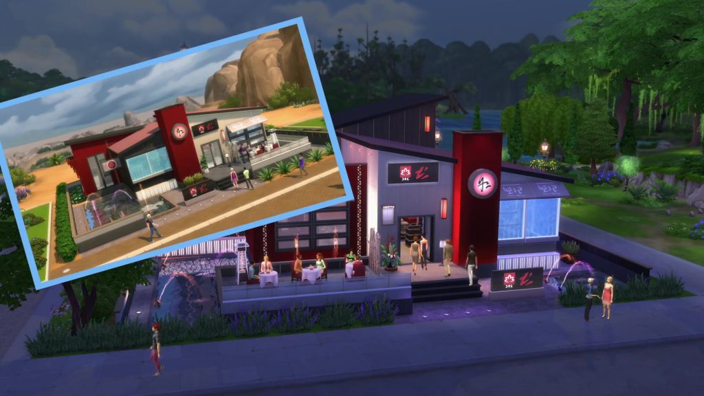 The Sims 4 Dine Out Own Restaurants Official Gameplay Trailer 444 ...