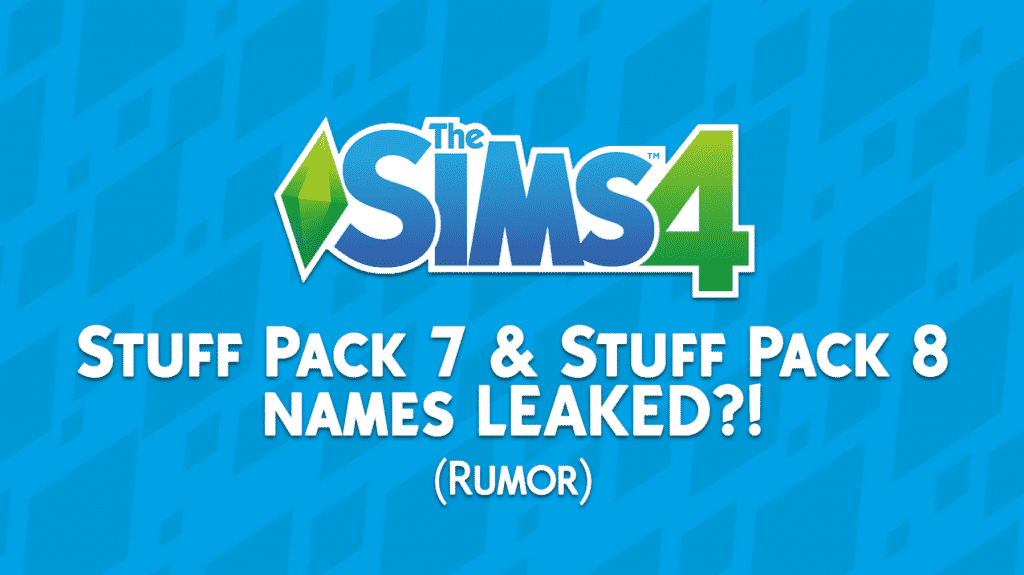 The Sims 4: Stuff Pack 8 name LEAKED?! (Rumor)