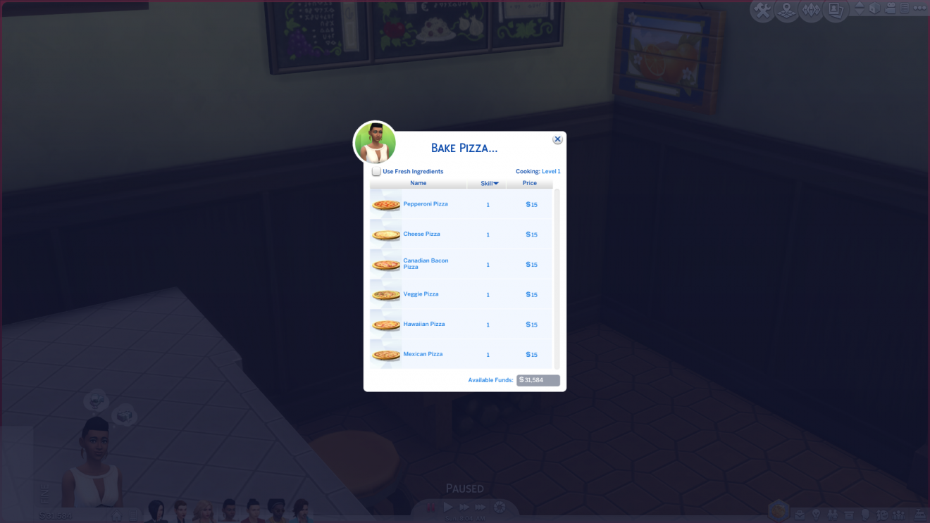 The Sims 4 Mod: Bake 6 New Pizza Recipes at Home!