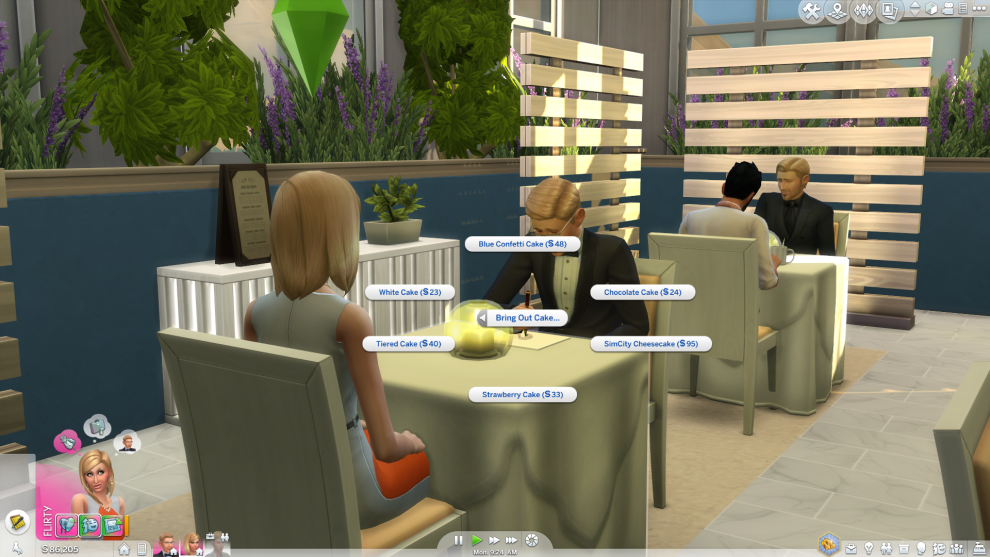 The Sims 4 Dine Out: Dining in a Restaurant