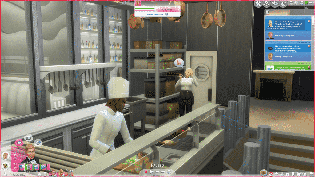 The Sims 4 Dine Out: Dining in a Restaurant