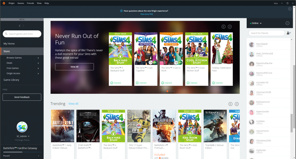 Origin is getting a new look!