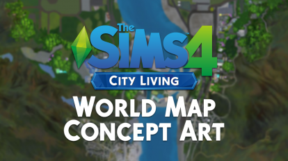 Fanmade The Sims 2 World Maps for The Sims 4