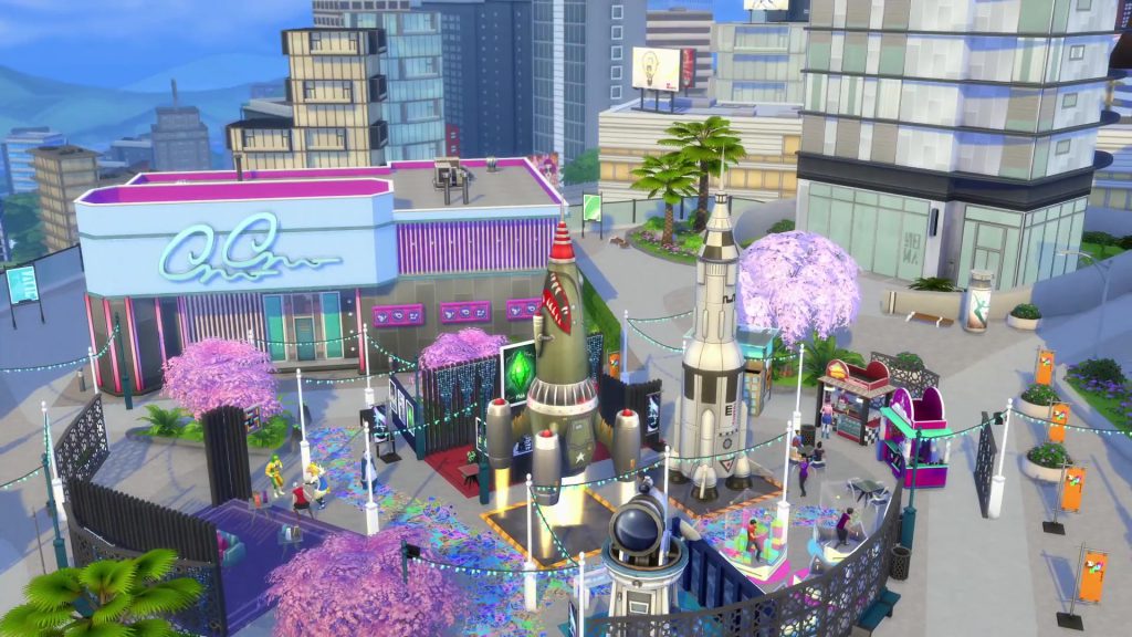 The Sims 4 City Living: 140 Screens from the Festivals Trailer