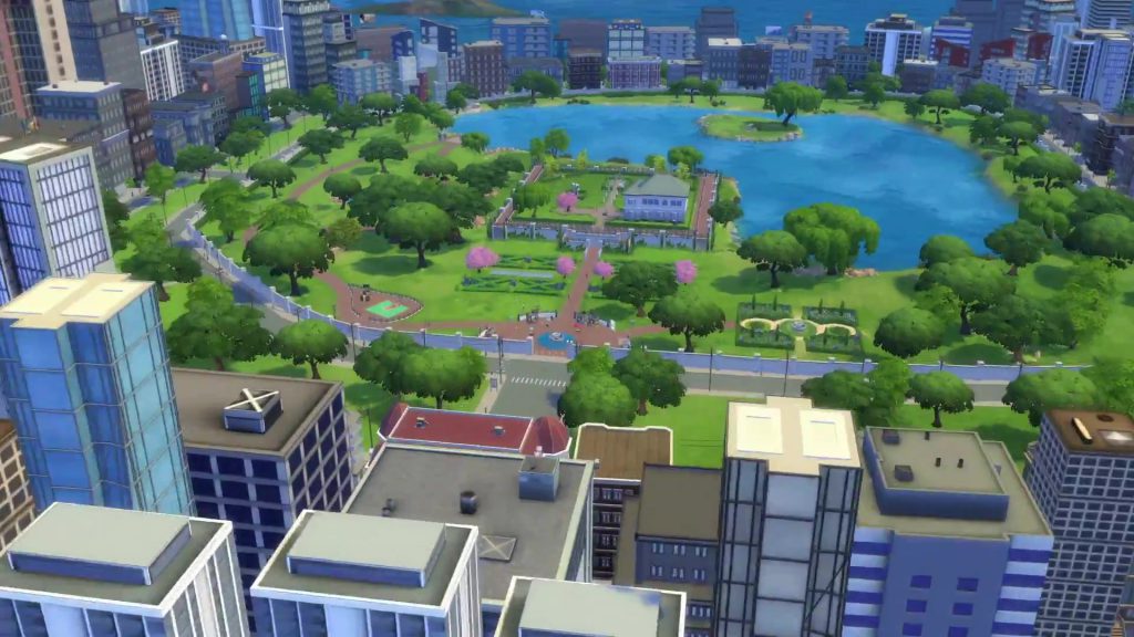 The Sims 4 City Living: Interactive City Map of San Myshuno