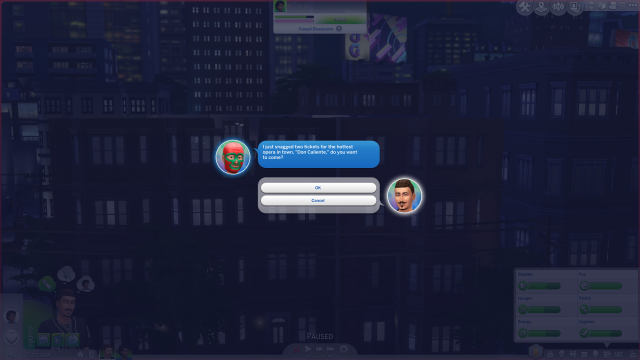 The Sims 4 City Living: Circus, Opera and Underground Concert Events