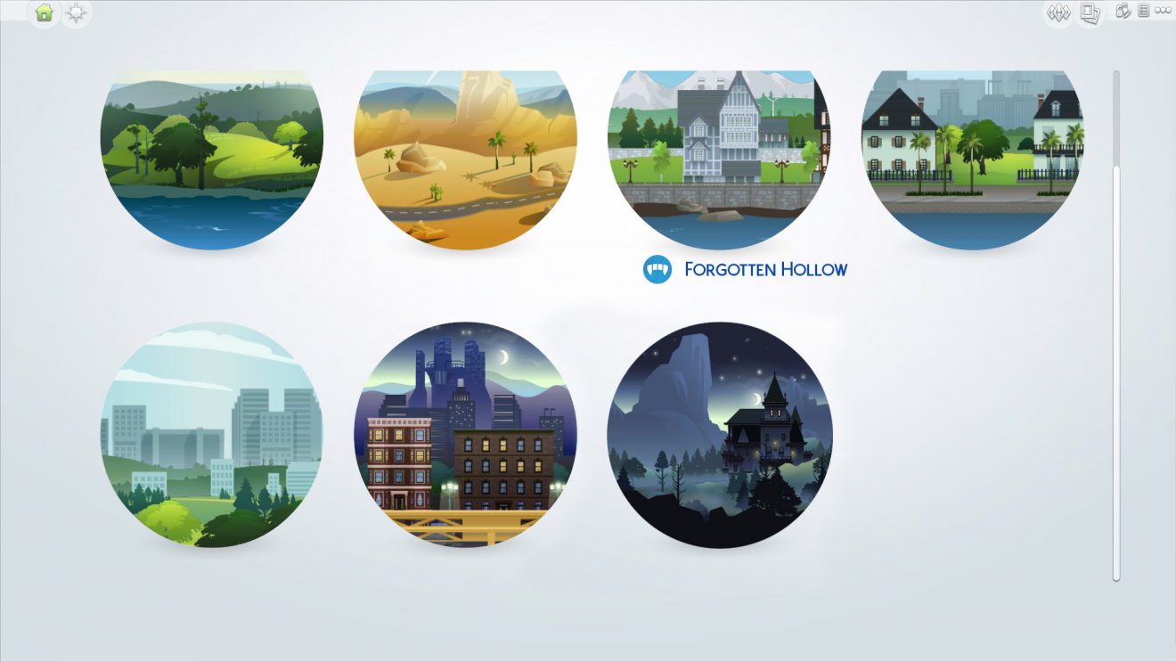 The Sims 4 Vampires: Forgotten Hollow World Icon