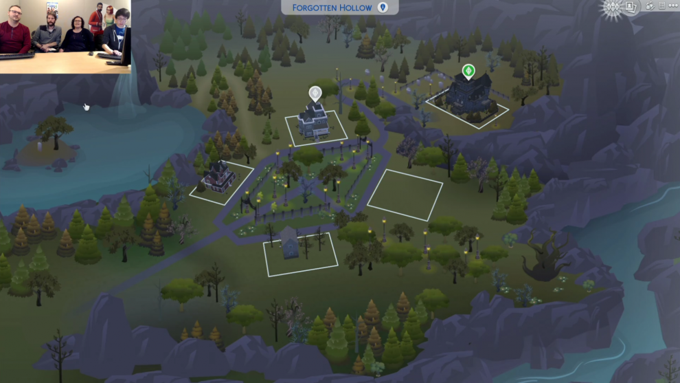 The Sims 4 Vampires: Forgotten Hollow World Map