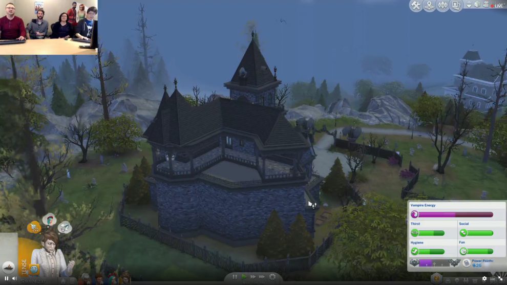 The Sims 4 Vampires: Forgotten Hollow World Screens