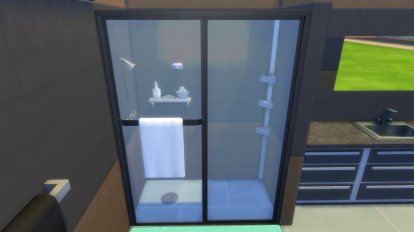 The Sims 4: Build-A-Shower CC