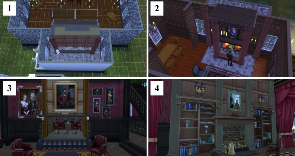 Using The Sims 4 Build Mode as a Box of Building Blocks