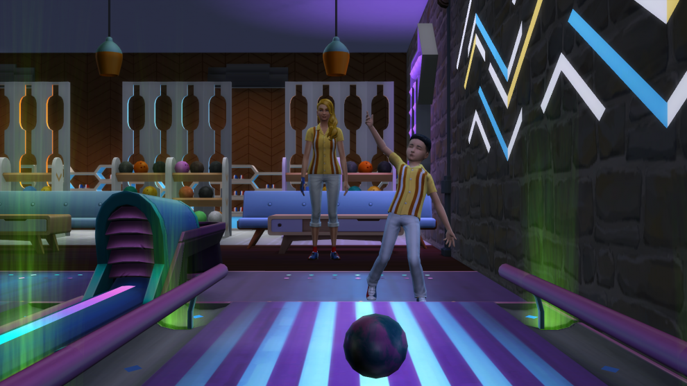 The Sims 4 Bowling Night: First Thoughts