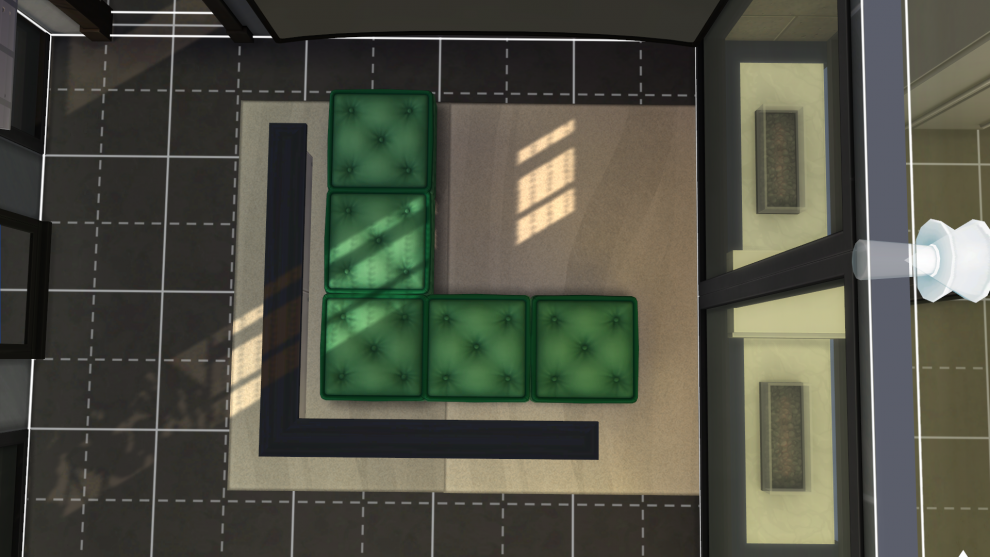 The Sims 4 Creative Construction: DIY Sectional Sofa