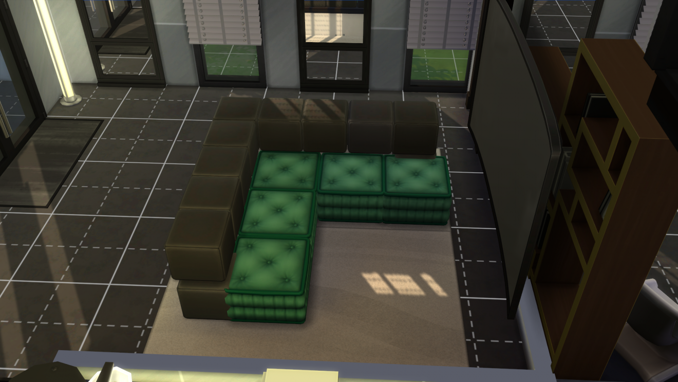 The Sims 4 Creative Construction: DIY Sectional Sofa