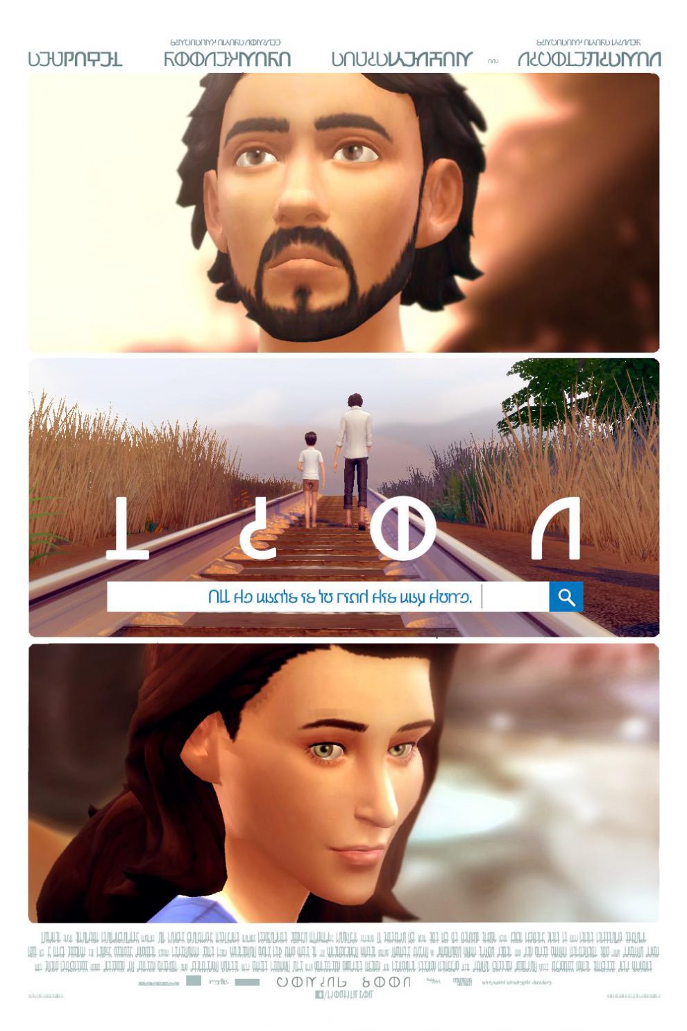 Oscar's Best Picture Nominee Movie Posters recreated with The Sims 4