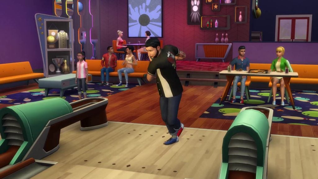 The Sims 4 Bowling Night Stuff Official Trailer 035 - Sims Community