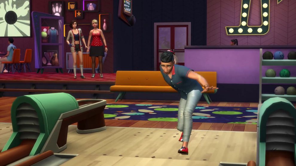 The Sims 4 Bowling Night Stuff Official Trailer 076 - Sims Community
