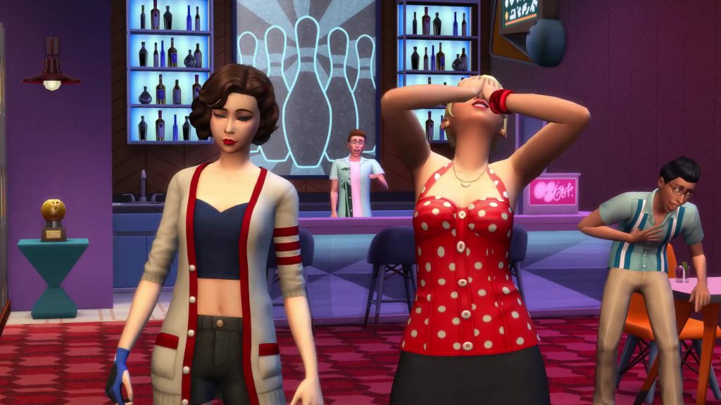 The Sims 4 Bowling Night Stuff Official Trailer 084 - Sims Community