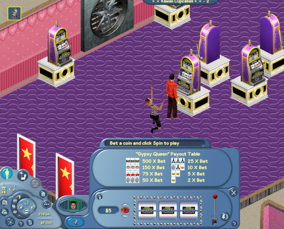 FreeSO now has slot machines!