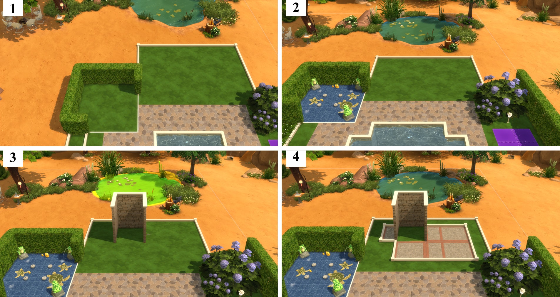 The Sims 4: Toddler Spring Build - Playhouse and Splash Pad