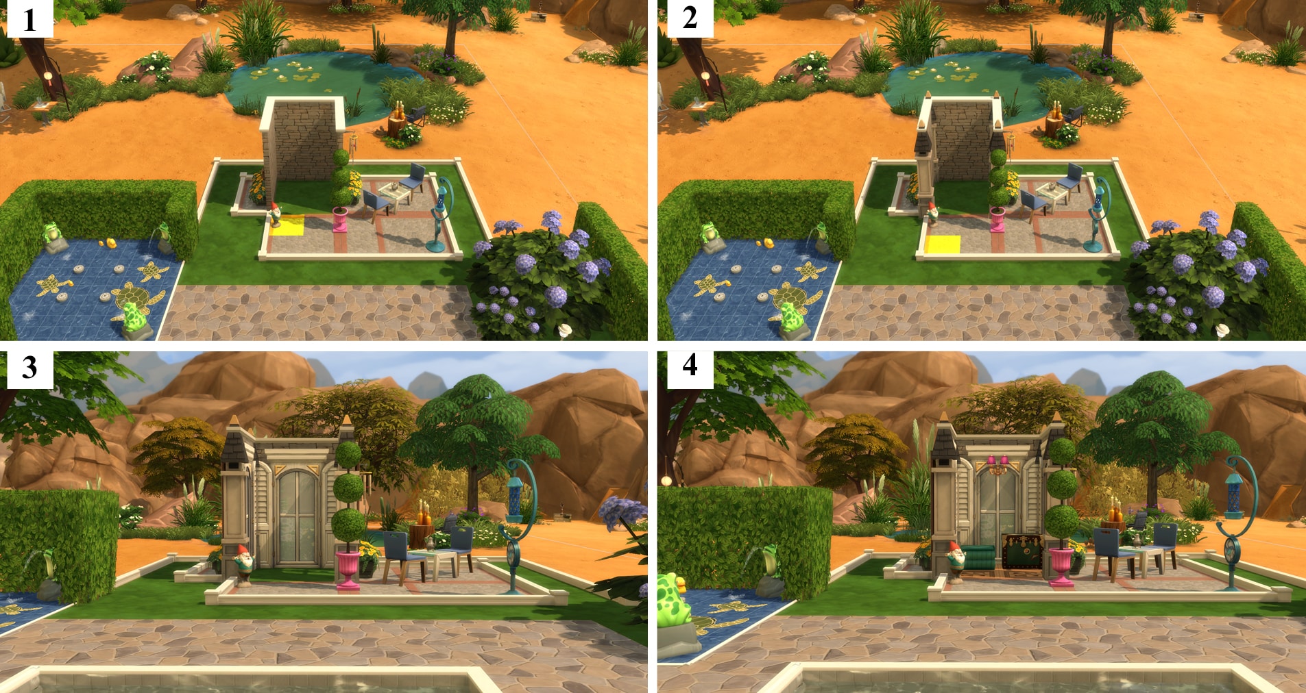 The Sims 4: Toddler Spring Build - Playhouse and Splash Pad