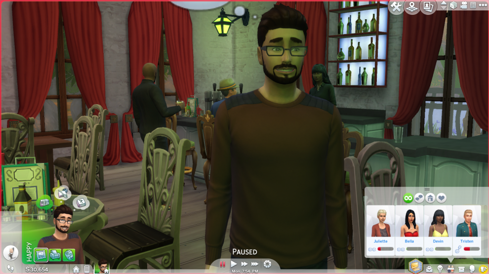 The Sims 4: Trying to kill my Sim with Emotions