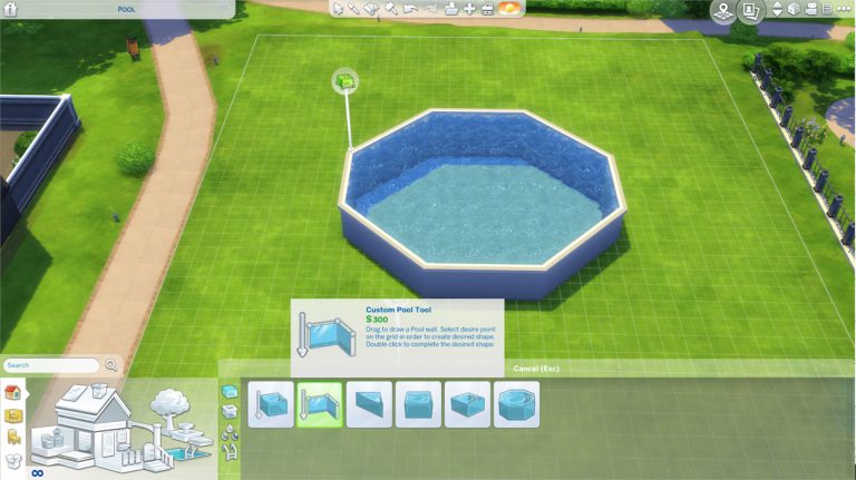 Creating a Customizable Above Ground Pool in The Sims 4