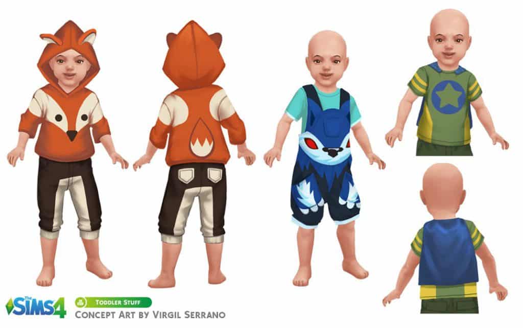 The Sims 4 Toddler Stuff Concept Art by Various Artists